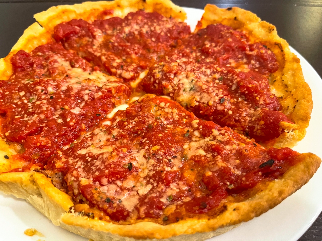 Tastes Of Chicago Lou Malnatis Deep Dish Chicago Style Pizza